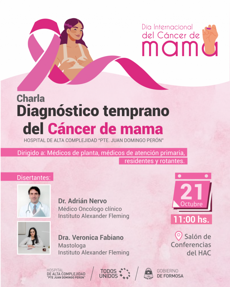 Charla De Diagnóstico Temprano Del Cáncer De Mama Hospital De Alta